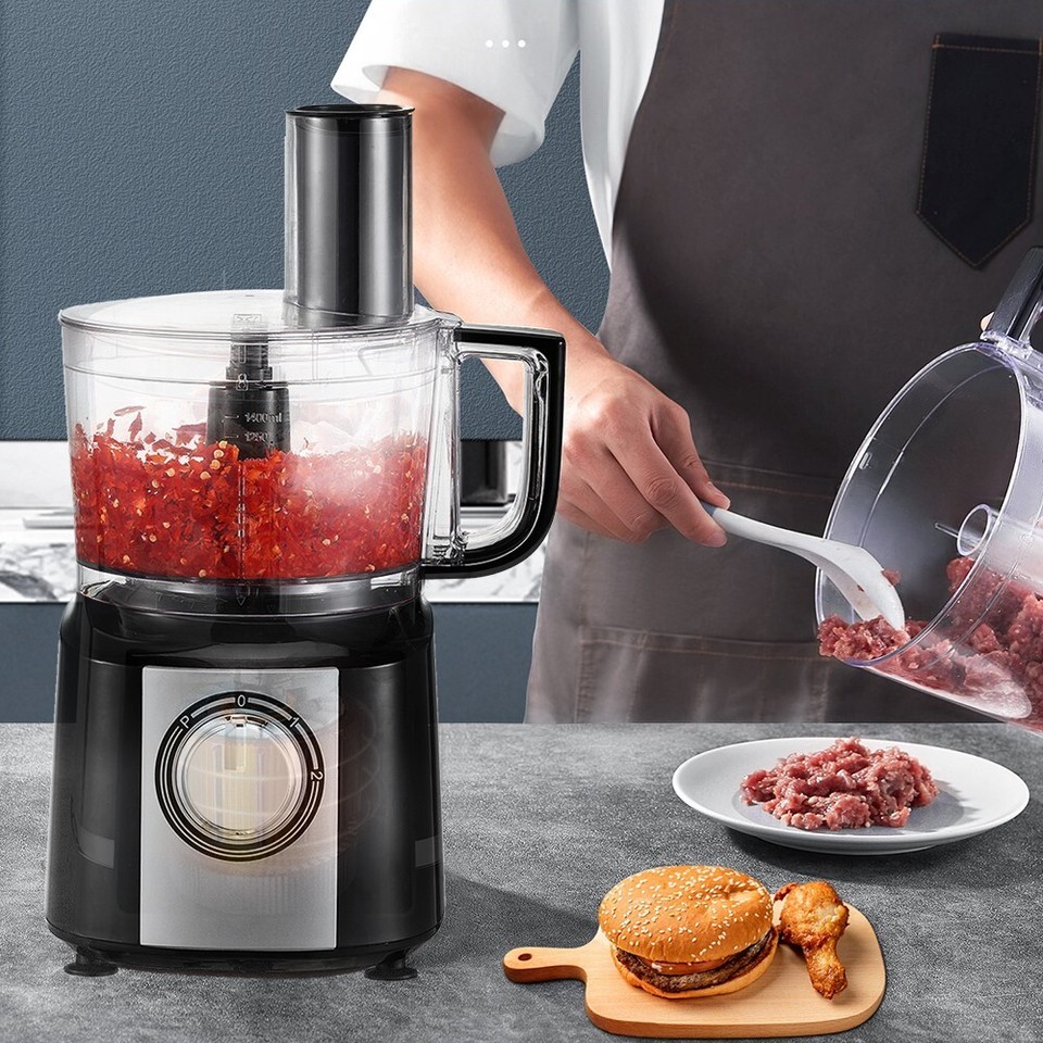 Multifunctional Food Processor 10 Cup Kitchen Food Chopper Blender ...
