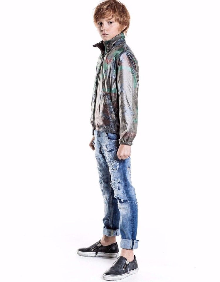 $198 NWT DIESEL Sz12Y BOYS JIBO CAMO AND MOHAWK LIGHTWEIGHT JACKET IN ...