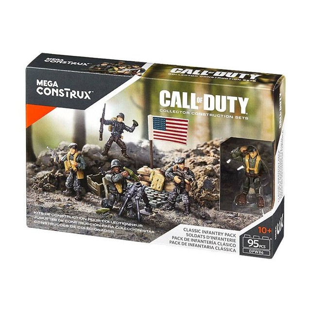 Mega Bloks Construx Call of Duty Classic Infantry Pack Ww2 for sale ...