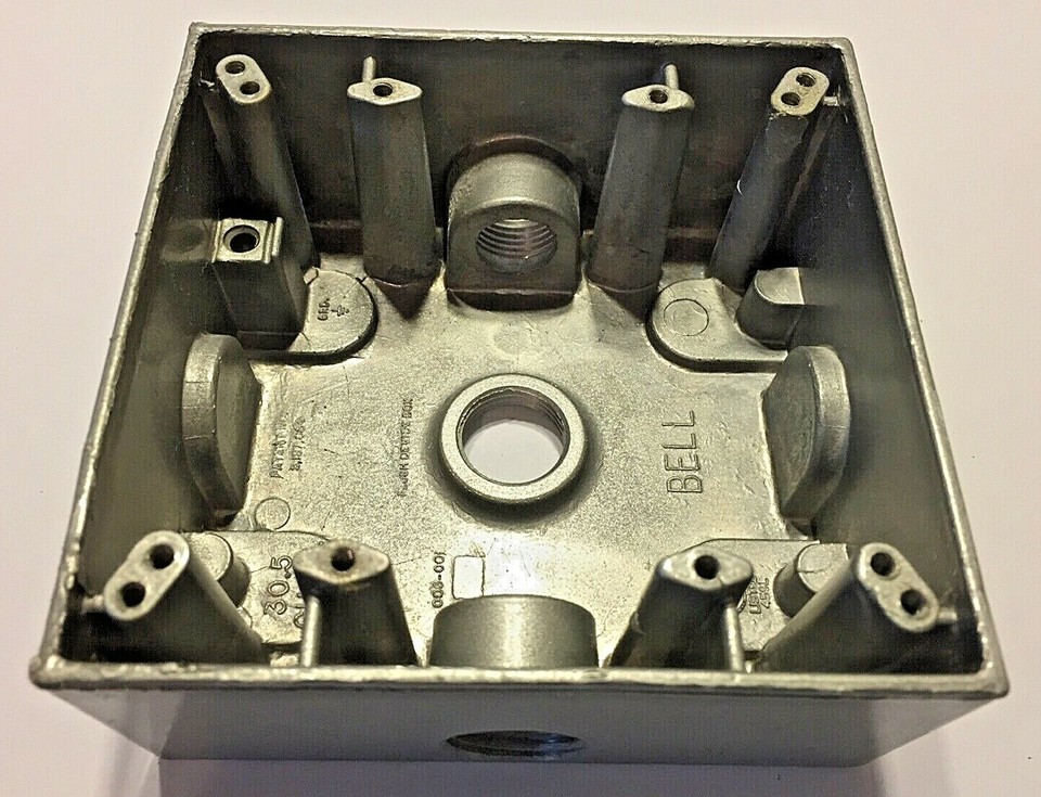 BELL ELECTRICAL PROD., BELL BOX, Weatherproof, Lug Type, Die Cast 276 ...