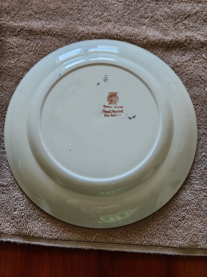 Vtg Adams Titian Ware Royal Ivory 9 inch Plate England Rare!!! | eBay