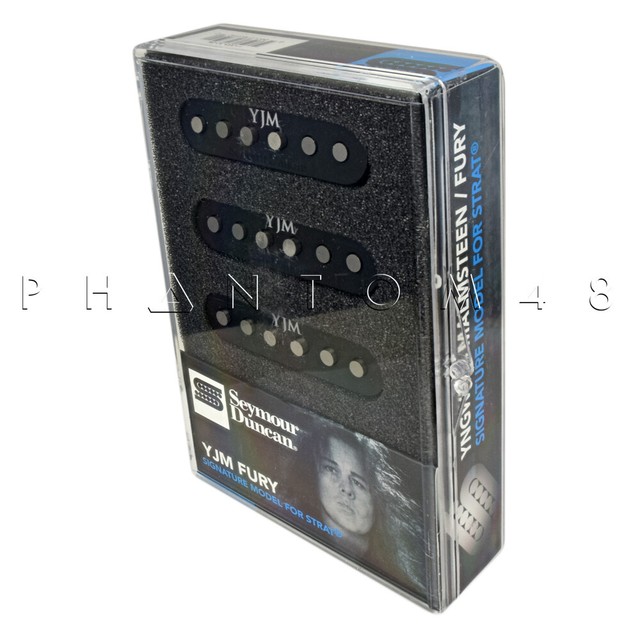 Seymour Duncan Yngwie Malmsteen YJM Fury Pickup Set Black W DUNLOP ...