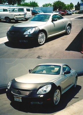 Colgan Front End Mask 2pc.+ Mirror Cvrs Fits Lexus SC430 2001-2010 W ...