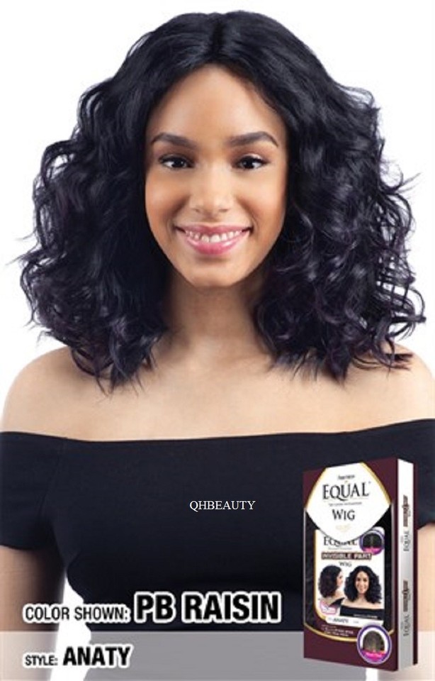 FREETRESS EQUAL SYNTHETIC INVISIBLE PART CURLY WAVY HAIR WIG - ANATY | eBay