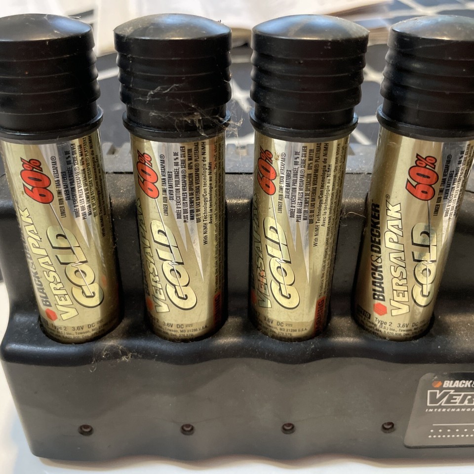 BLACK & DECKER 5 pc Tool Set VersaPak 7.2v Drill Circ. Saw Rotary Tool ...