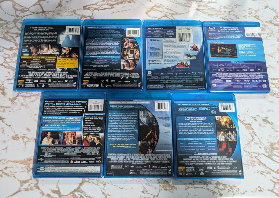 LOT OF 15 RARE BLU-RAY & HD DVD DISCS HORROR ACTION DRAMA -- LIKE NEW ...