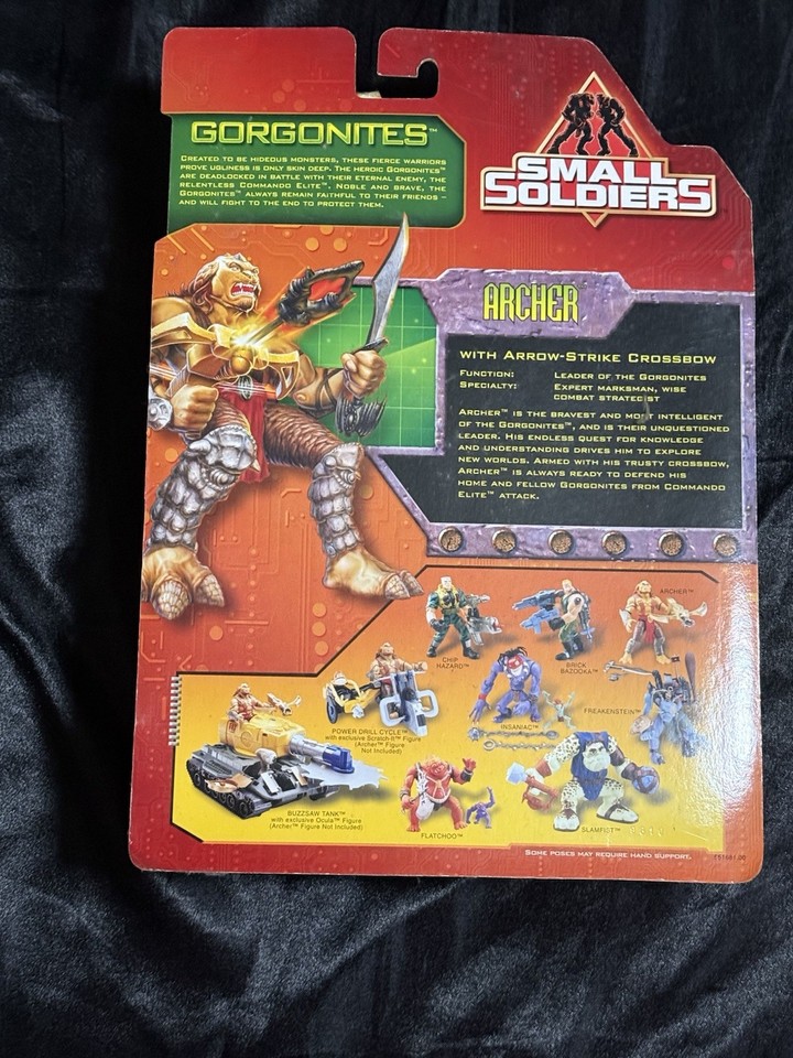 1998 Hasbro Small Soldiers ARCHER Gorgonite Leader figure!! Sealed | eBay