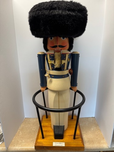 Vintage Volkmar Matthes Barstool Prussian Guard Officer Nutcracker Bar ...