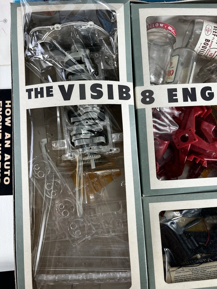 Renwal Visible V8 Transparent Operating Auto Engine Assembly Kit MIB# ...