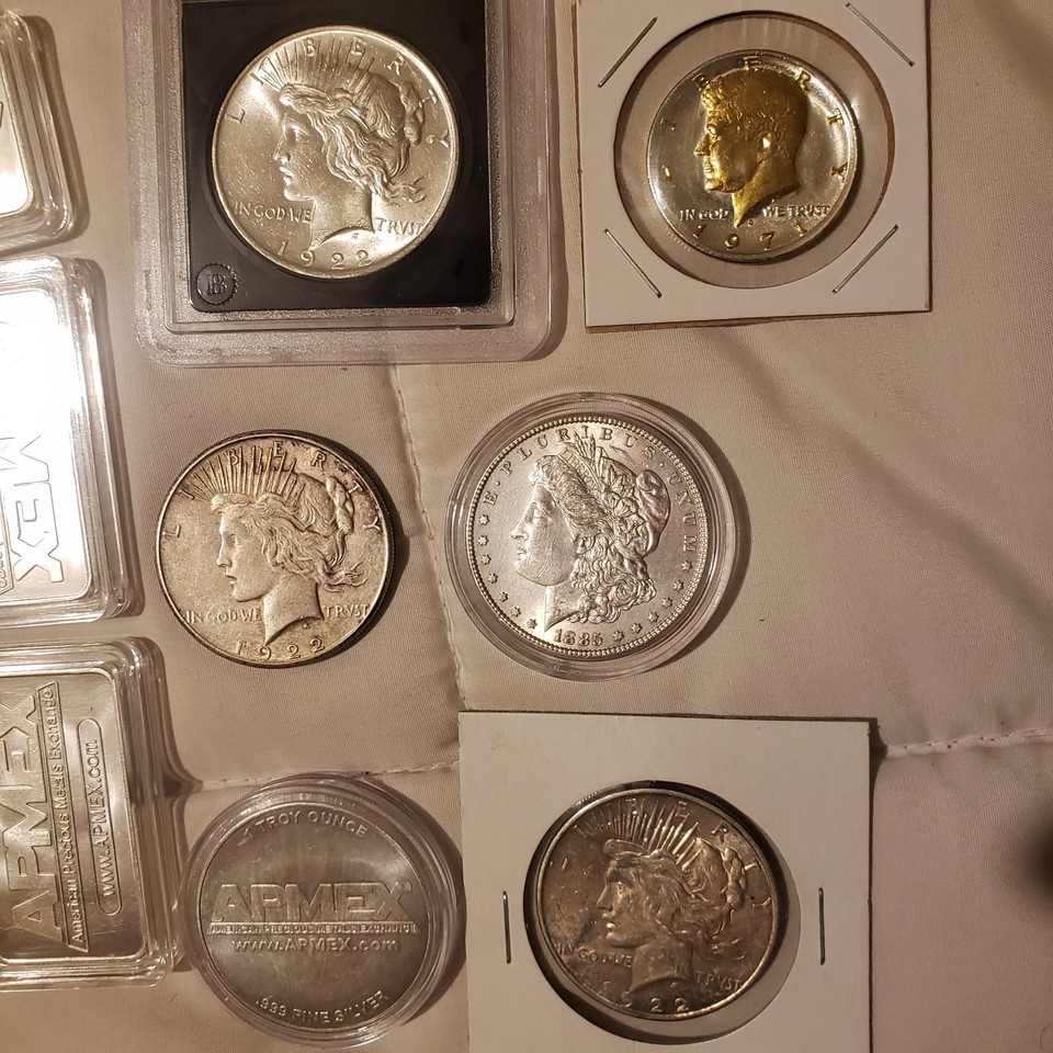 LOT of 10 - 1 OZ SILVER .999 FINE mix lot | eBay