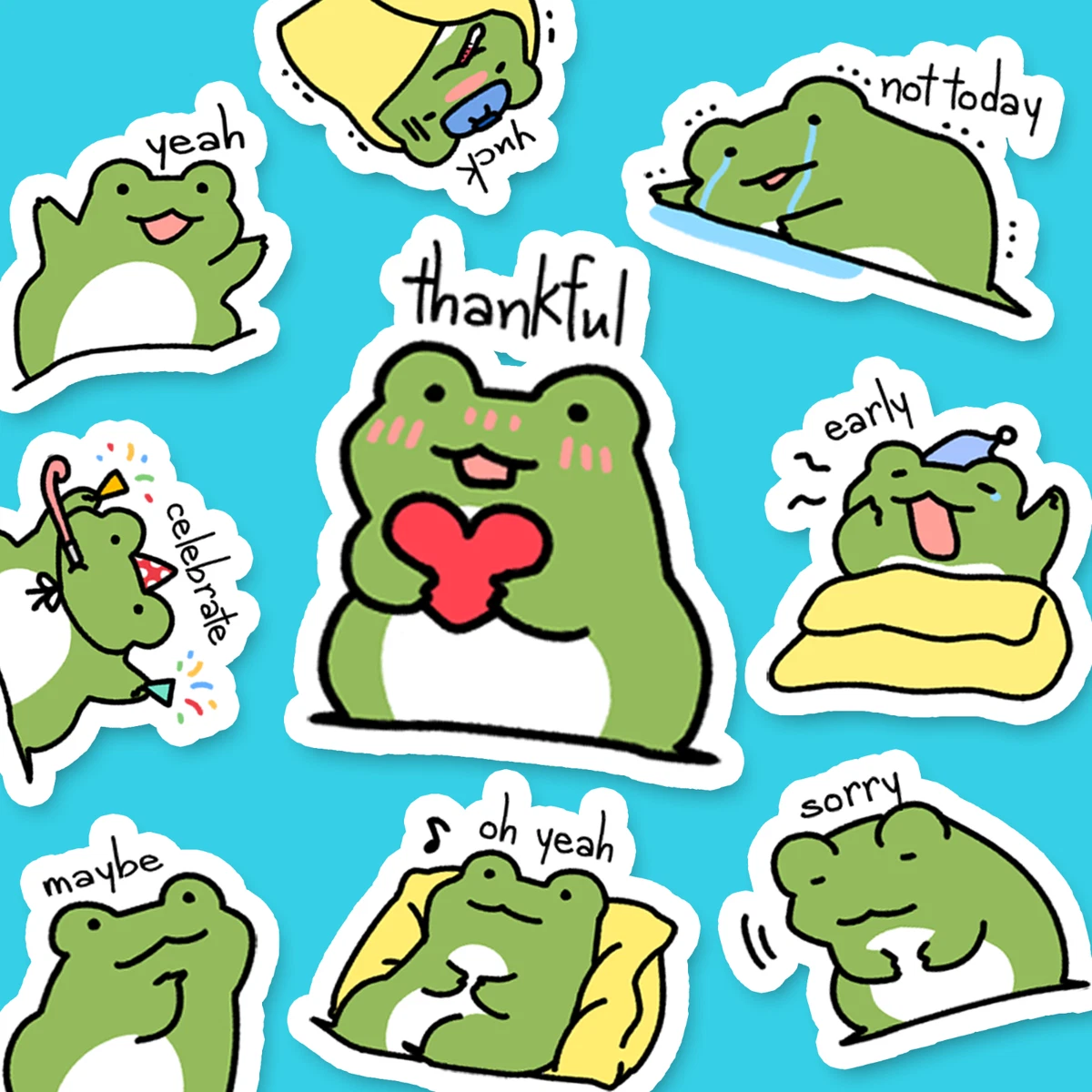 ArtStation Cute Frog Stickers Cute Doodles Drawings, Cute, 43% OFF