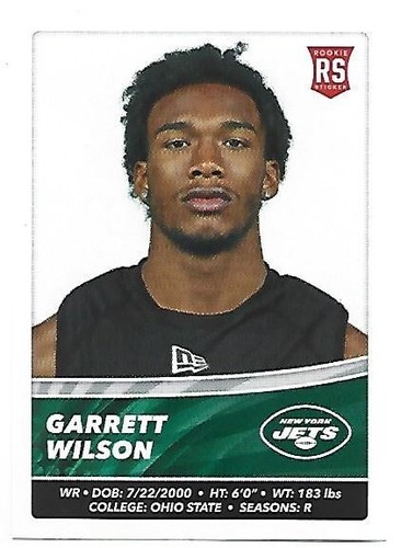 Garrett Wilson ROOKIE 2022 Panini NFL Sticker & Card Collection #101 ...