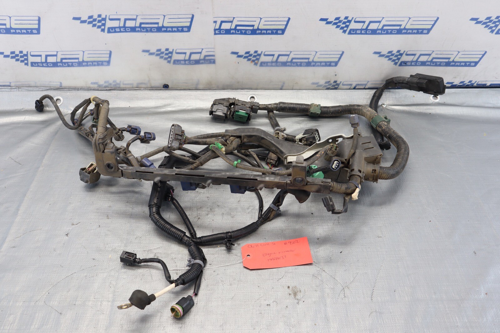 06 07 08 HONDA CIVIC SI COUPE FG2 K20Z3 OEM 6 SPD ENGINE WIRING HARNESS ...