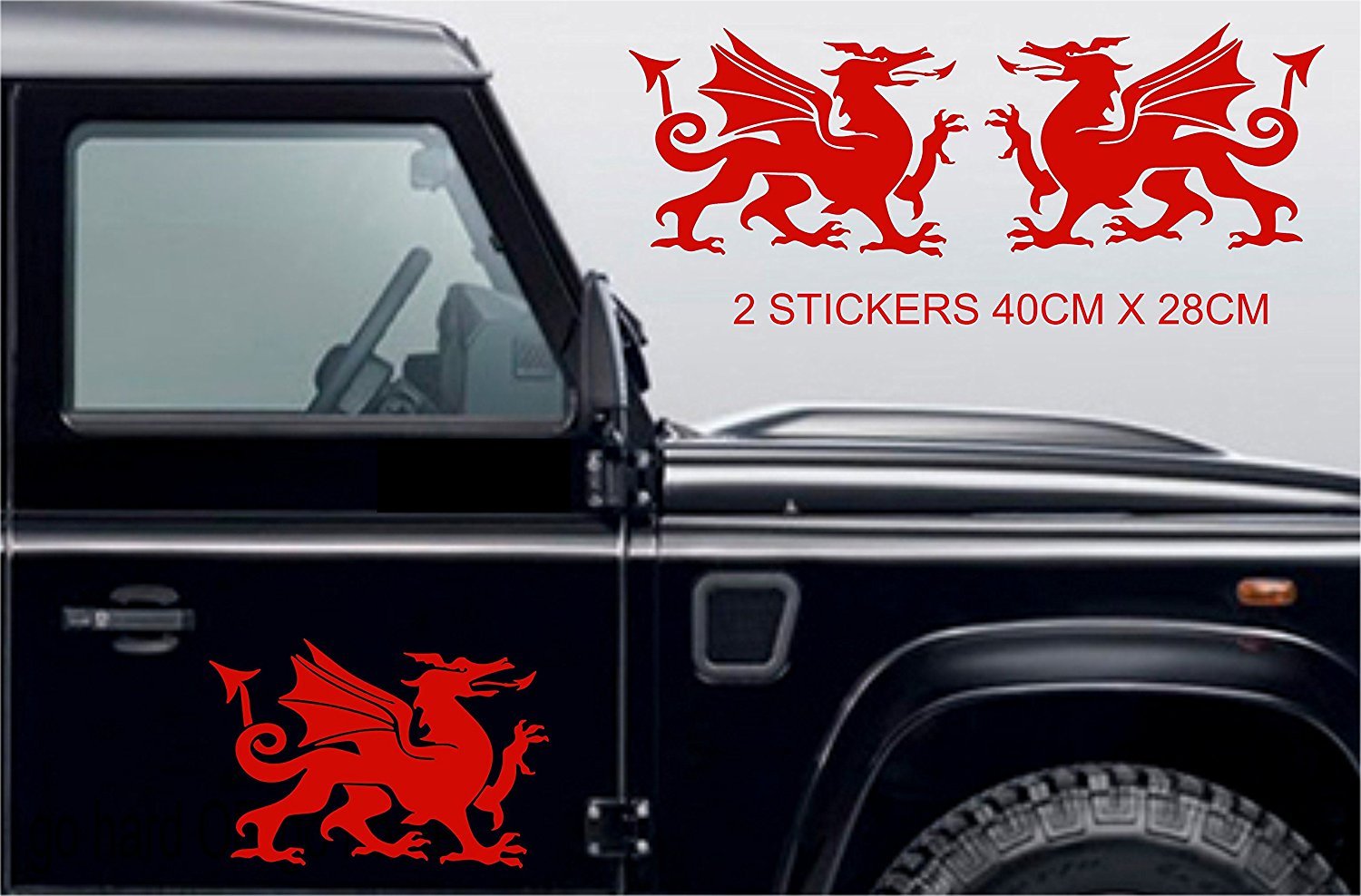 Welsh Dragon Stickers Wales Cymru Vinyl Car laptop Wall Art Decals ...