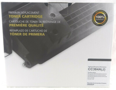 Compatible CC364A 64A Black Laser Toner Cartridge for HP Printer Free ...