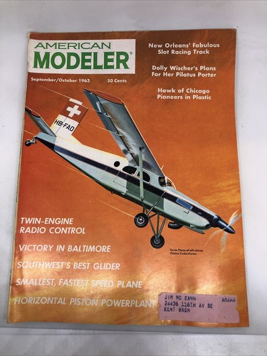 American Modeler Magazine September October 1963 | eBay