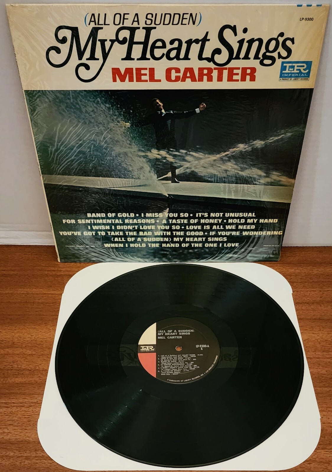 Mel Carter (All Of A Sudden) My Heart Sings Vinyl LP Imperial LP-9300 1965 MONO | eBay