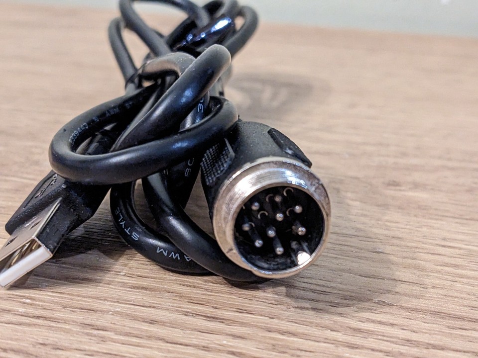 Parts for Thrustmaster TH8A add-on mini-DIN USB cable sequential shift ...