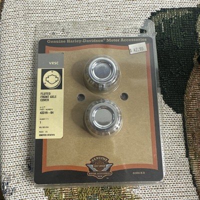 HARLEY-DAVIDSON FRONT AXLE COVER FLUTED 43319-04 NEW OEM 43319-04 | eBay