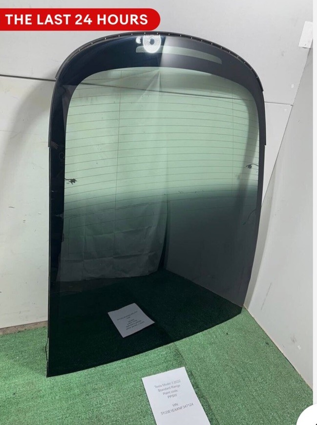 2017-2023 TESLA MODEL 3 REAR BACKLITE PANORAMIC ROOF SUNROOF GLASS OEM ...
