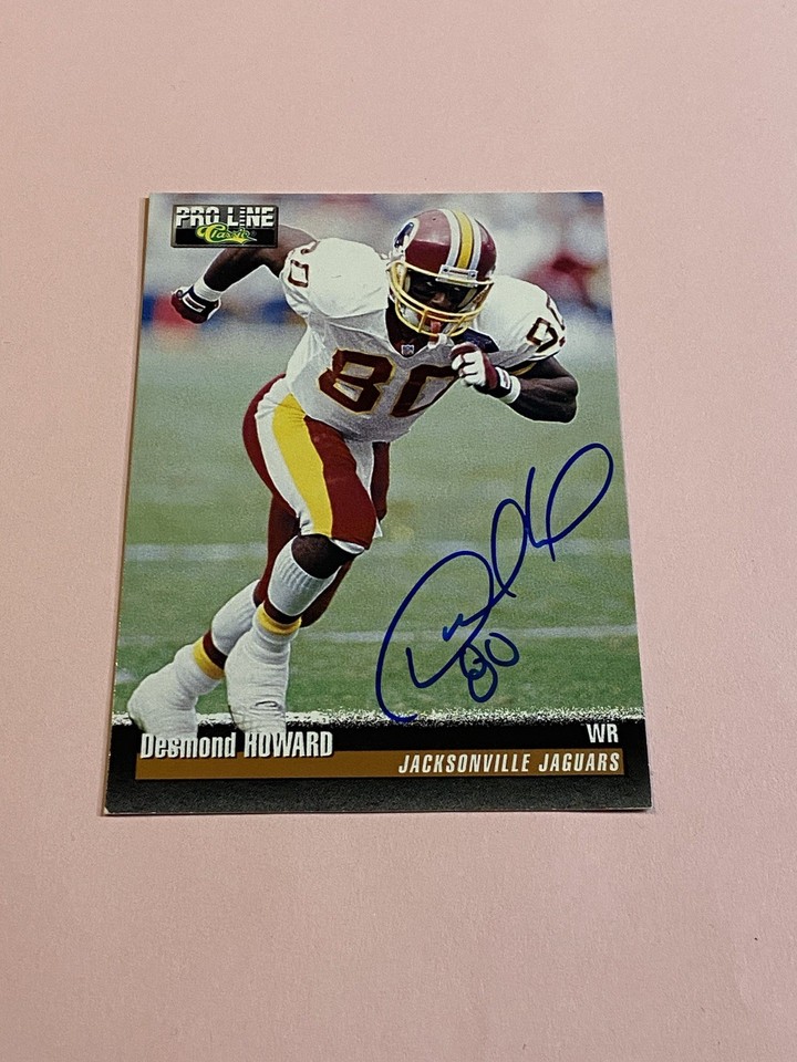 Desmond Howard 1995 Classic Pro Line IP Auto Autograph | eBay