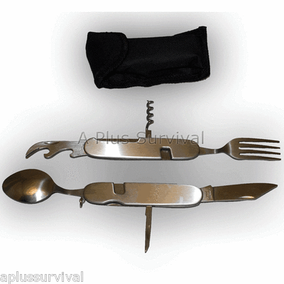Lot of 48 Fork Knife Spoon Combo 6 in 1 Utensil Camping | eBay