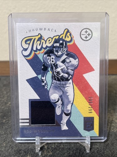 Rod Woodson 2020 Donruss Elite Throwback Threads Jersey /299 HOF ...