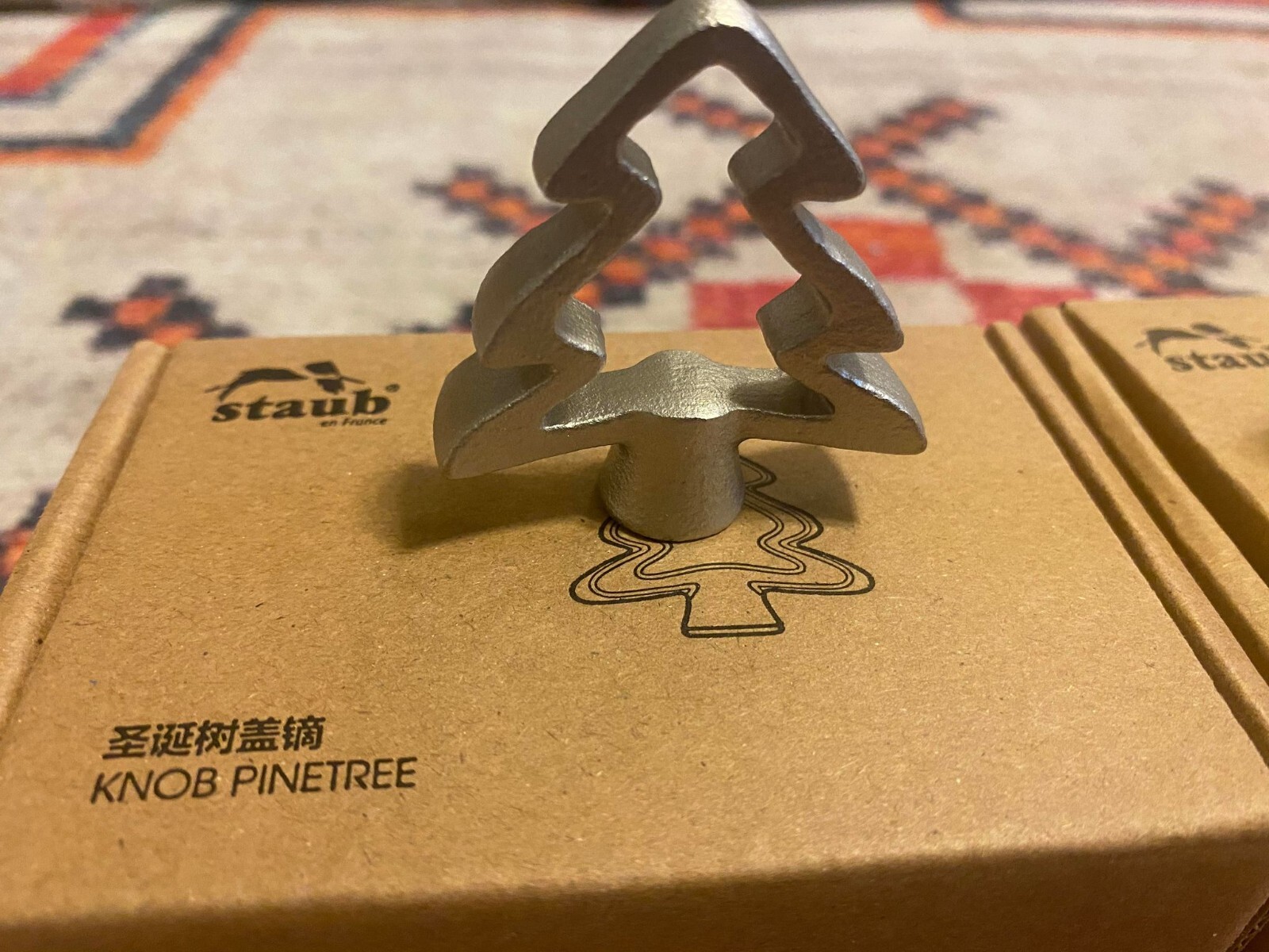 Staub Rabbit and Christmas tree Lid Knob Stainless [STOCK] (two sell ...