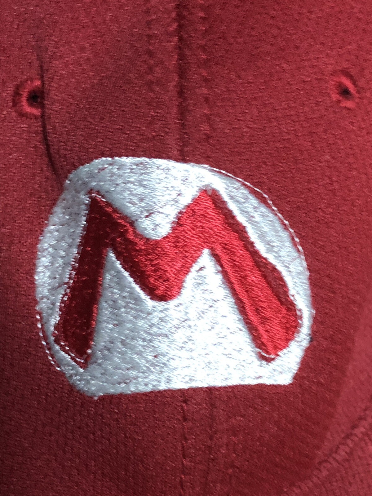 Mario M Emblem Embroidered Red Hat Baseball Cap Brothers Costume Kart ...