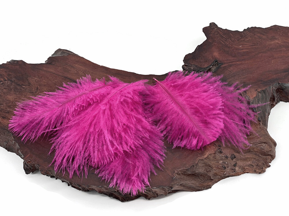 30-50 Pieces - Hot Pink Mini Ostrich Confetti Feathers Wedding Costume ...