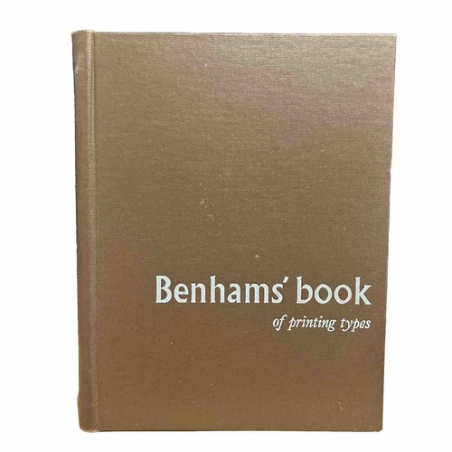 Benham’s Book Of Printing Types, Hardcover 1960 | eBay Australia