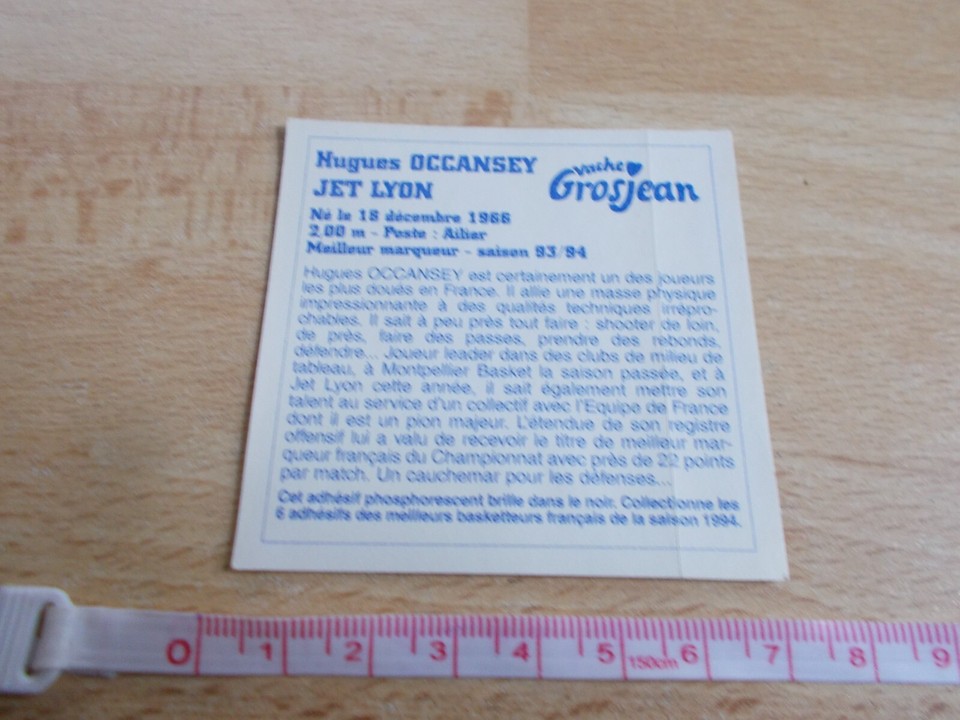 Sticker Trainers - Cow Grosjean - Hugues o. - Jet Lyon - 1994 | eBay ...