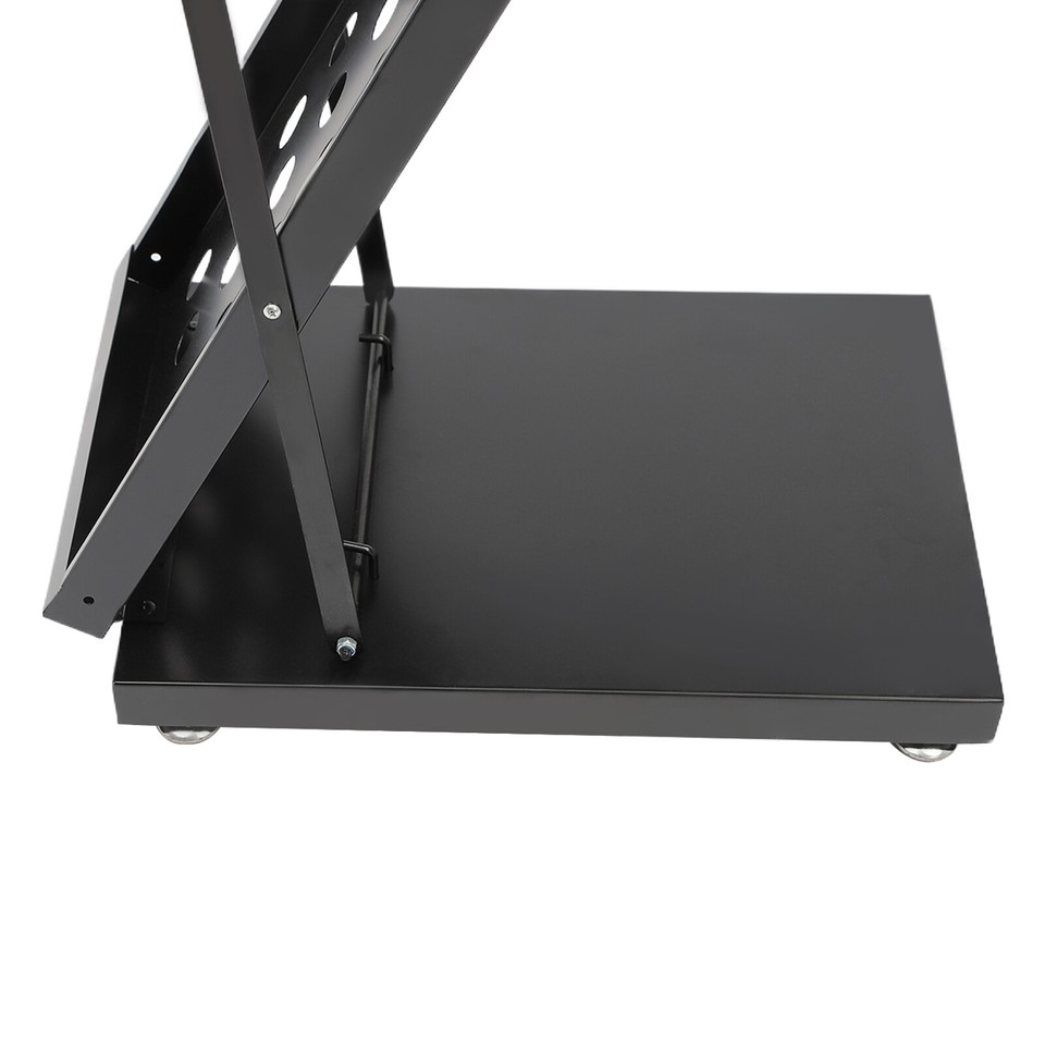 Foldable Floor-Standing Magazine Newspaper Rack A4 Brochure Tilted ...