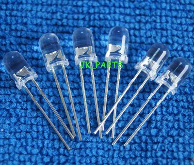 1000pcs Red F5 5MM ROUND Water Clear LED Light | eBay