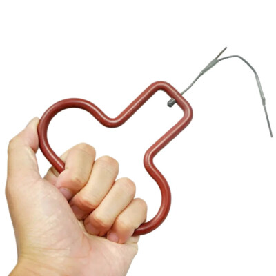 WW2 Us Paratrooper T-5 Parachute Front Pack Red Metal D-Ring Pull & Rip ...