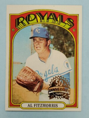 2021 Topps Heritage 1972 Al Fitzmorris 50th Anniversary Stamped Buyback ...