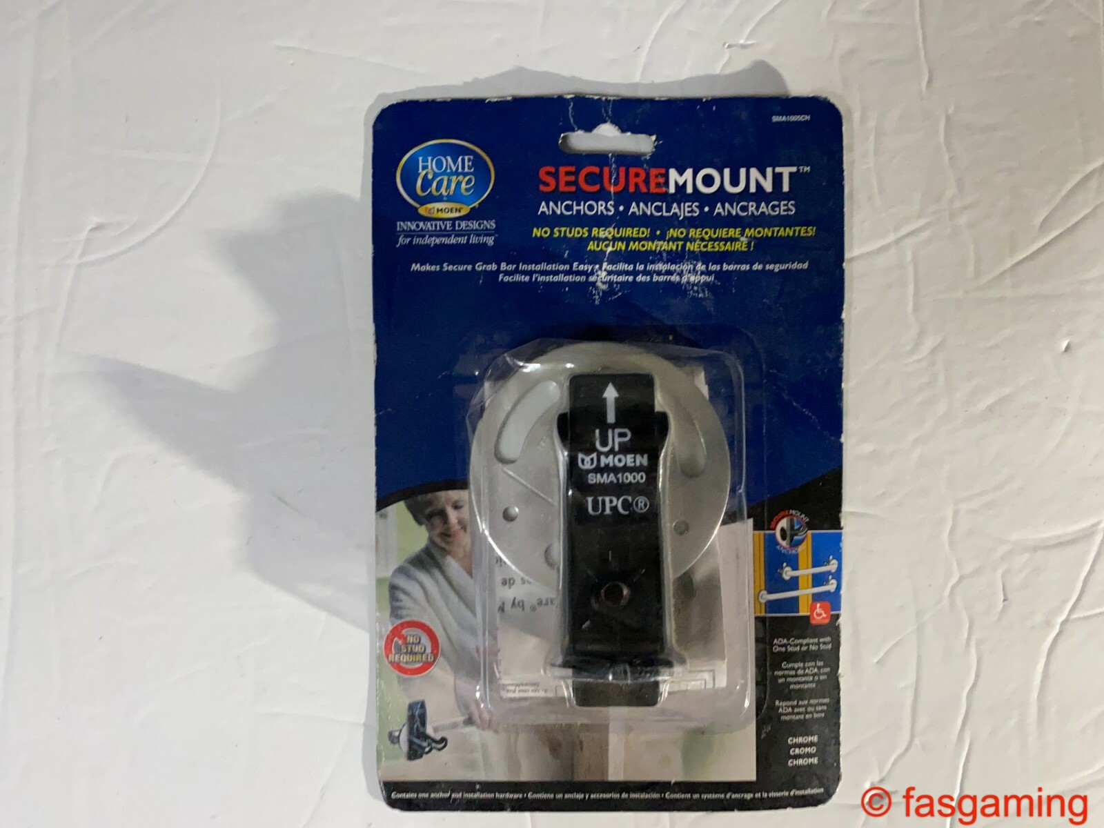 Moen SMA1005CH Home Care Securemount Easy Secure Grab Bar Installation ...