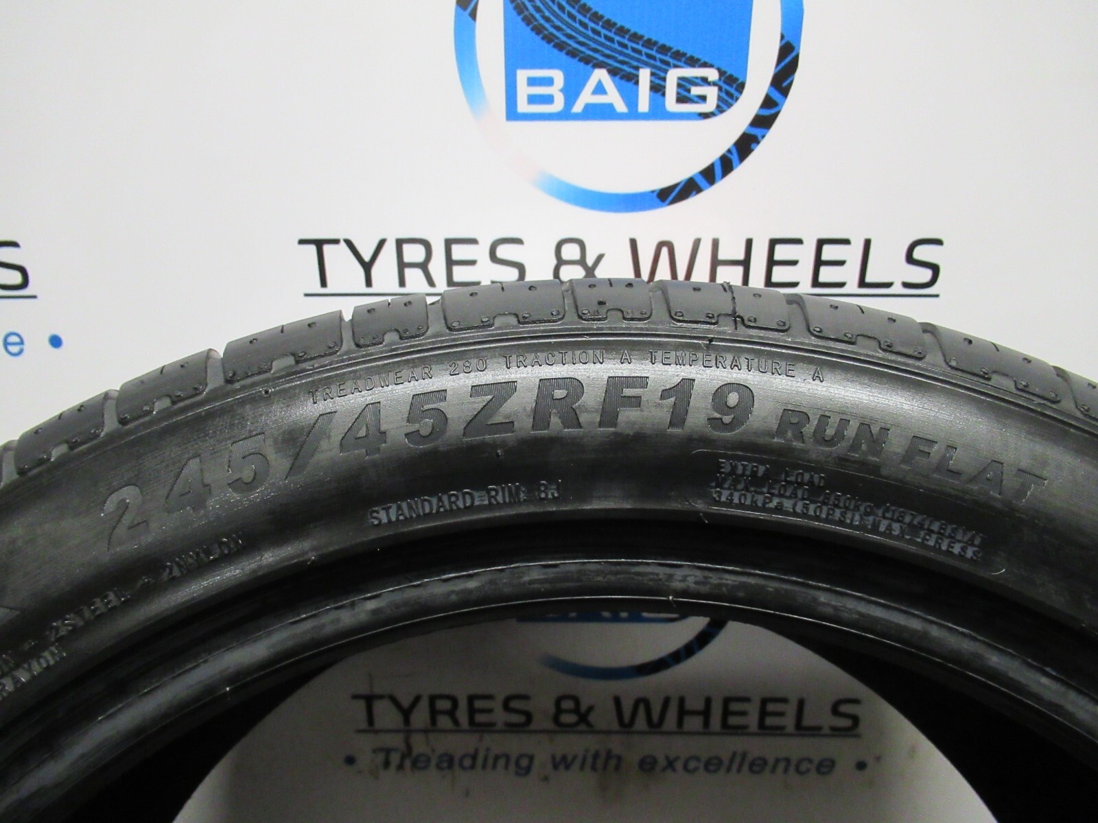 X2 245/45ZRF19 245 45 19 102W XL RUN FLAT ROADX RXMOTION RUNFLAT NEW ...