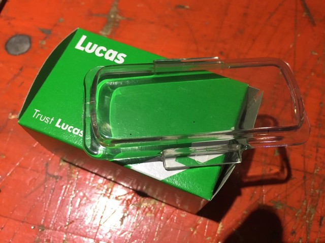 Lucas Red Glass D Lens 524823 for St51 Lamp. NOS Part for sale online ...