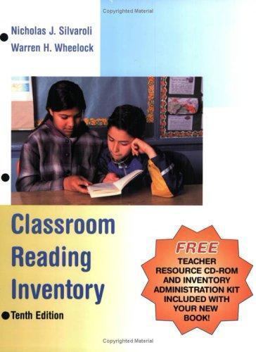Classroom Reading Inventory by Warren Wheelock and Nicholas J ...