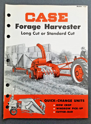 Case Model C-3 Forage Harvester Dealer Sales Brochure - 1953 | eBay