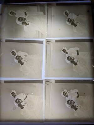 KFM13-1050 MURDER AT RANDOM CRIME SCENE DAMAGED 4X5" LOT (10) ORIG NEGS ...