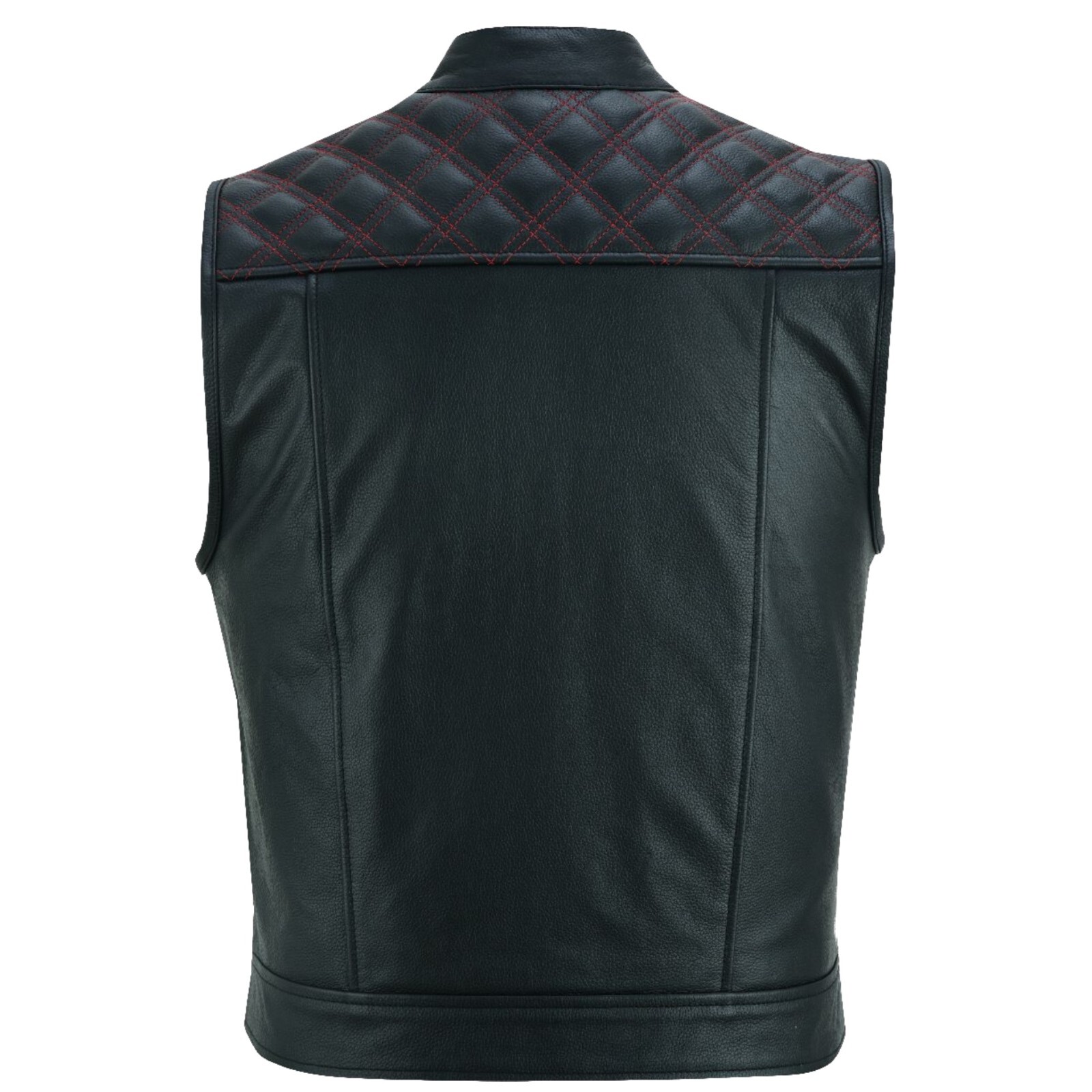 Herren Biker Leder Kutte, Motorrad Lederweste, Rocker Biker Leder Kutte ...