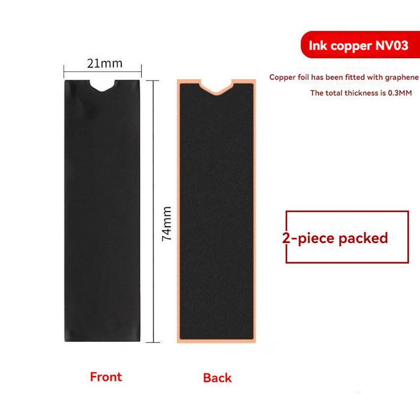 M.2 2280 SSD NVMe SSD HDD Graphene Copper Foil Notebook Thermal ...