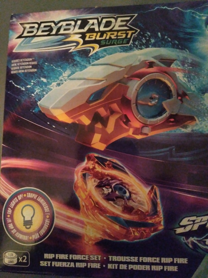 BEYBLADE Rip Fire Force Burst Surge Speed Storm Lights Up Demise ...