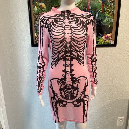 Avril Lavigne KillStar Skeleton Sheer Dress | eBay