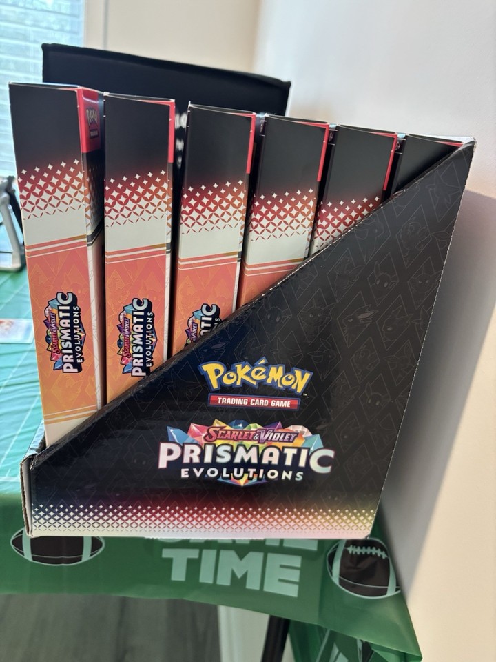 Pokemon Prismatic Evolutions Poster Collection Case of 6 Boxes | eBay