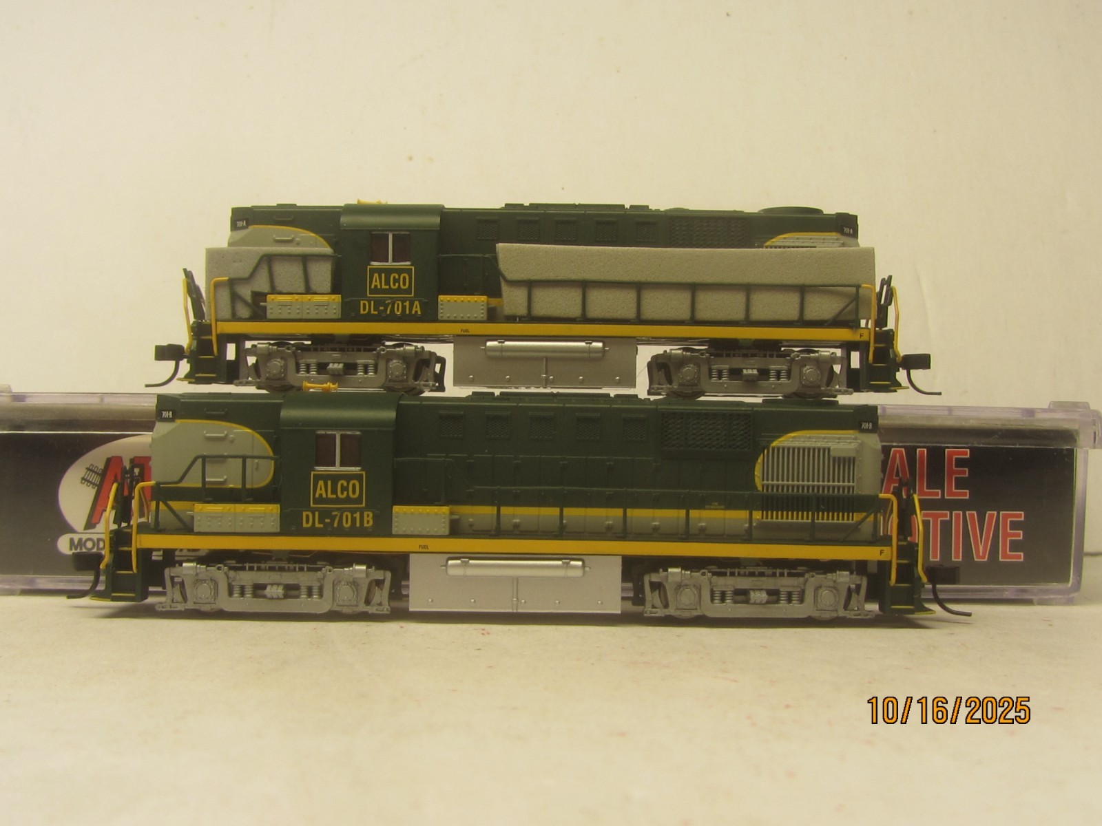 N RS- ALCO RS11 DEMO TWO UNITS ATLAS DCC READY TEST RUN ONLY RARE ...