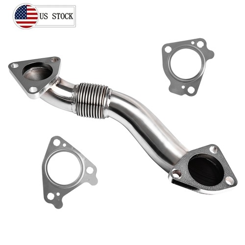Passenger Side Exhaust Up-pipe for 2001-2016 GM LB7 LLY LBZ LMM LML 6 ...