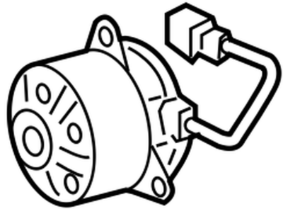 16363-28170 Toyota Motor, cooling fan 1636328170, New Genuine OEM Part ...